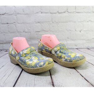 Dansko | Shoes | Dansko Victoria Tahiti Multi Canvas Floral Clogs ...